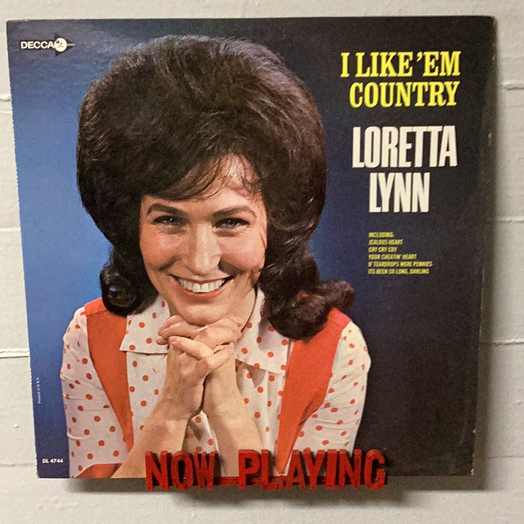 Loretta Lynn - I Like 'Em Country – Martin's Vintage Music Co.